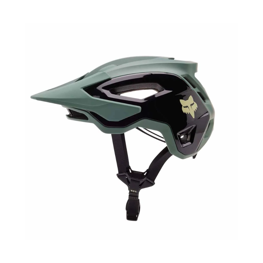 Fox Speedframe Pro Block Helmet, AS Hunter Green – Ride Electric